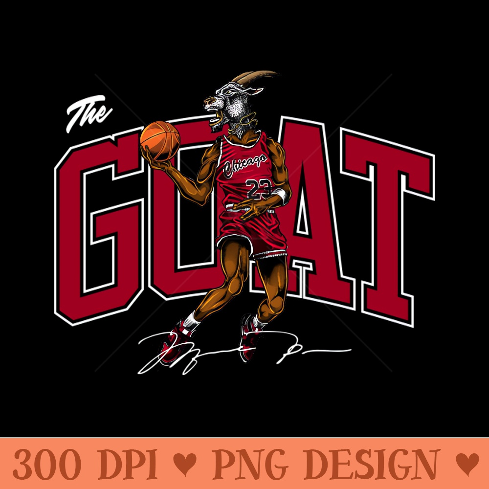 Michael Jordan 23 Goat - Transparent PNG Clipart | Inspire Uplift