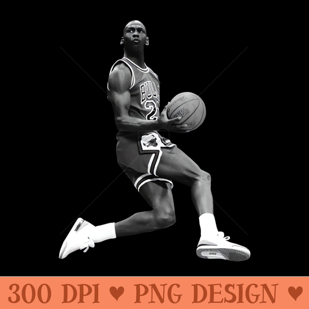 Vintage Michael Jordan - Design PNG template | Inspire Uplift