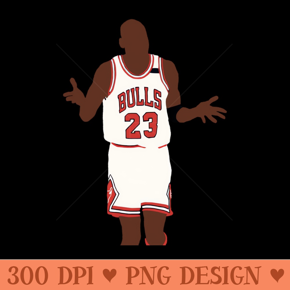 Michael Jordan Shoulder Shrug - Digital PNG Downloads | Inspire Uplift