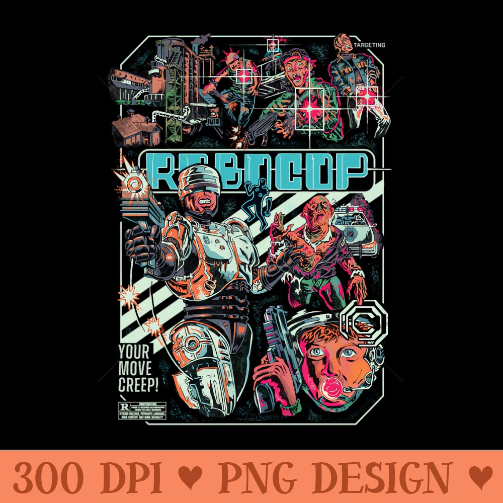 RoboCop - PNG design assets | Inspire Uplift