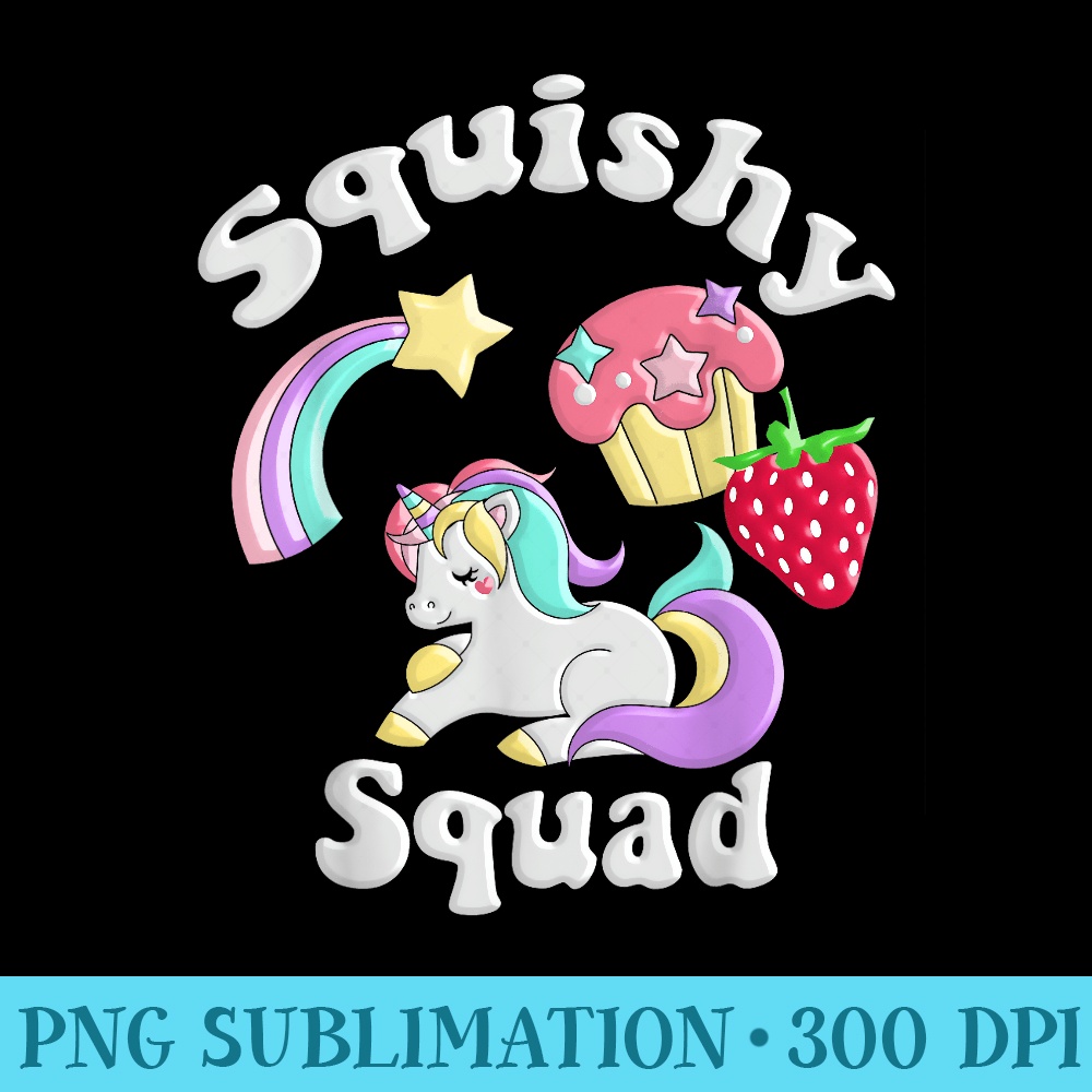 Squishy Squad Kawaii Squishies - PNG Download - Inspire Uplift