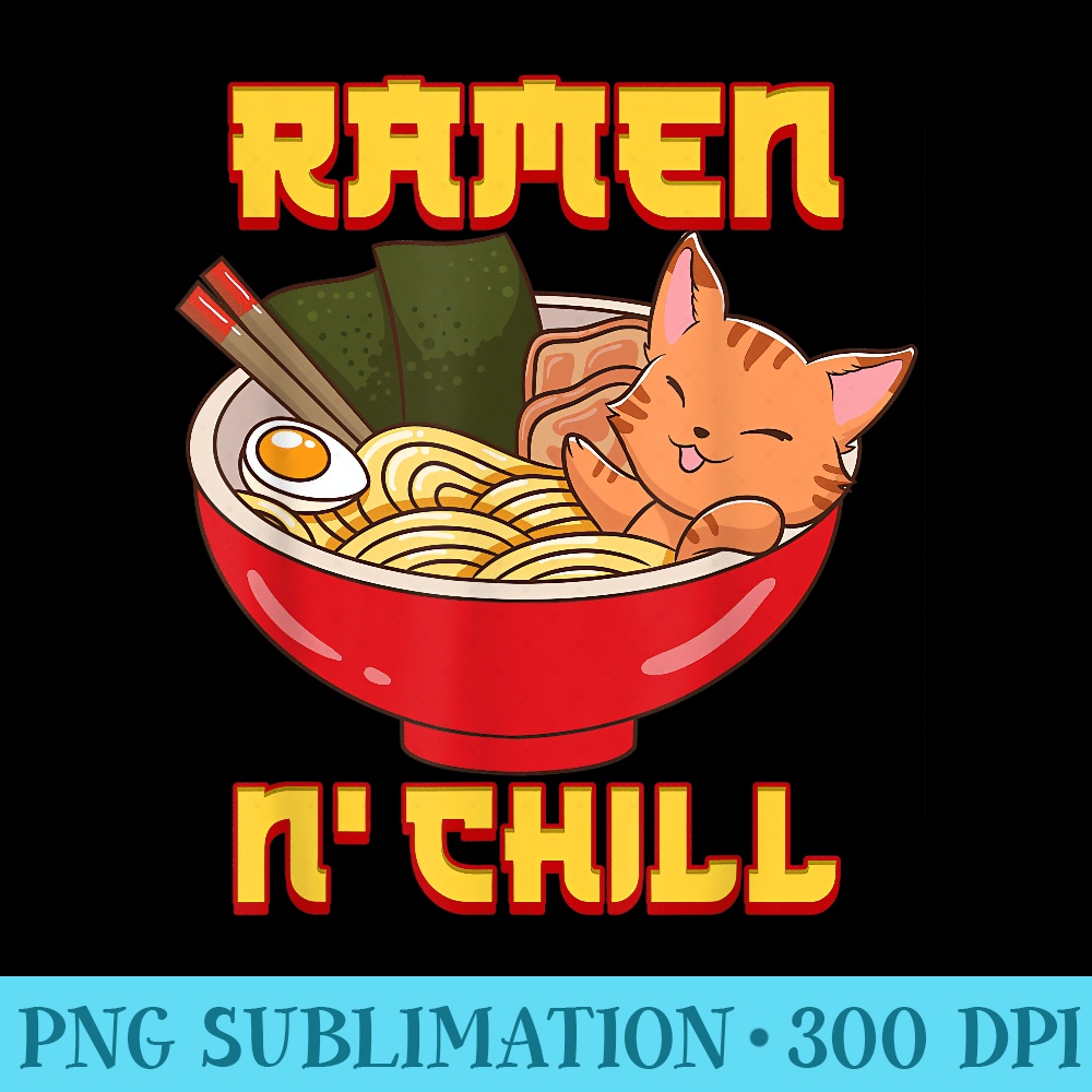 Anime Ramen Cats Cat Kawaii Neko Japanese - Shirt Artwork Do | Inspire ...