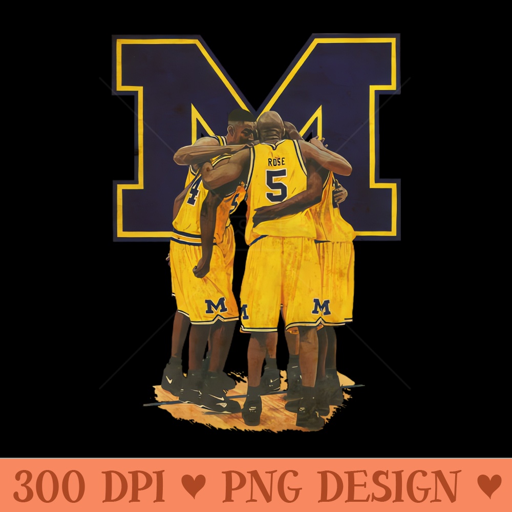 VINTAGE FAB FIVE TEAM - PNG image download | Inspire Uplift