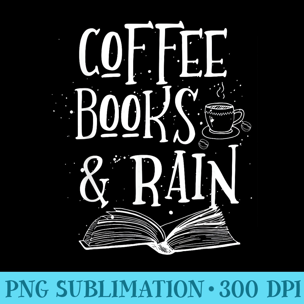Coffee Rain Books - PNG Image Library Download - Inspire Uplift