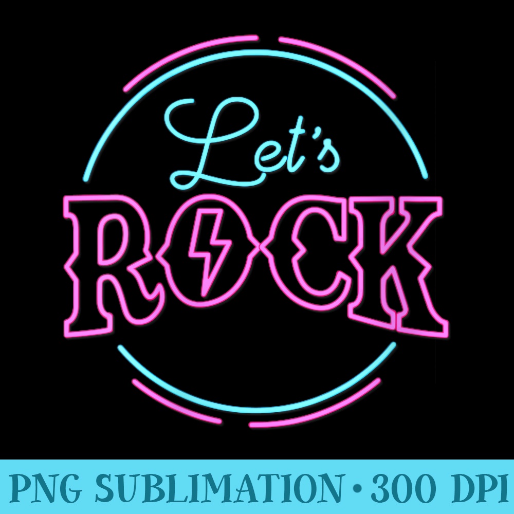 Womens Lets Rock and Roll - PNG Image Gallery Download | Inspire Uplift