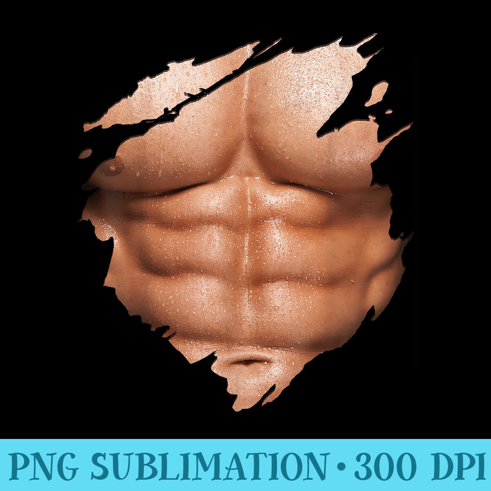 Chest Six Pack Abs Muscles Bodybuilder - PNG Graphics | Inspire Uplift