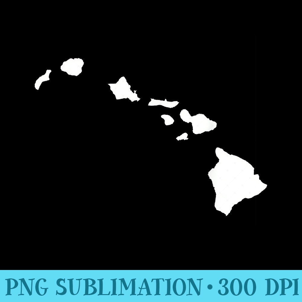 Hawaii map - Transparent PNG download | Inspire Uplift
