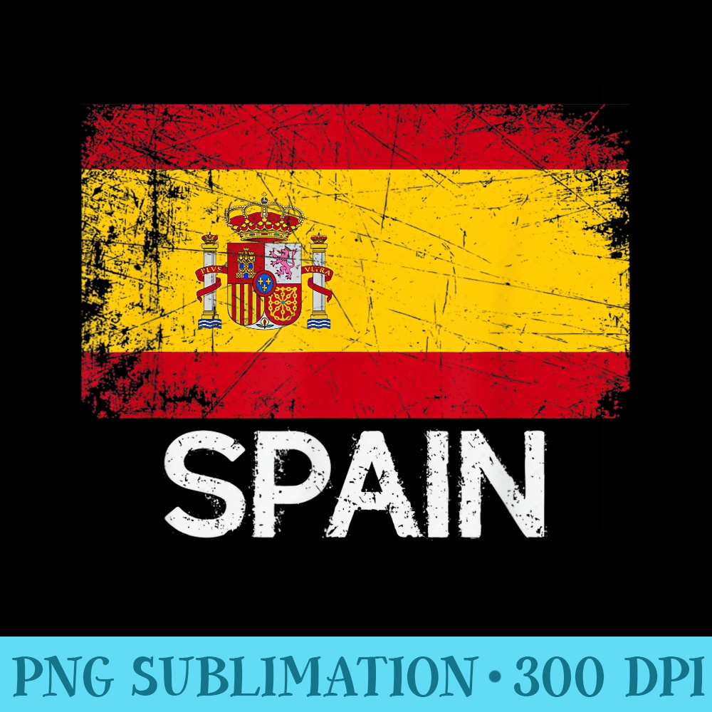 Spanish Flag T Vintage Made In Spain - PNG Image Gallery Dow | Inspire ...