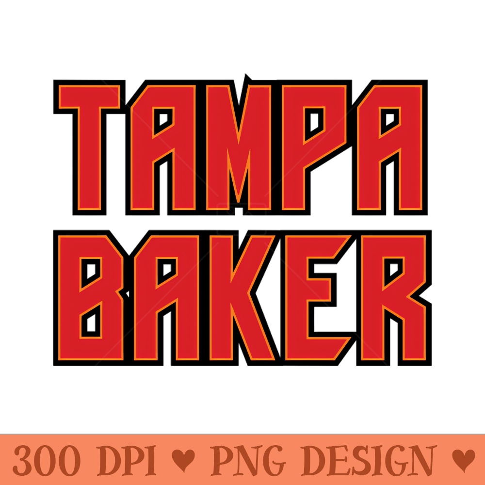 Tampa Baker Text - High Resolution PNG Clipart | Inspire Uplift