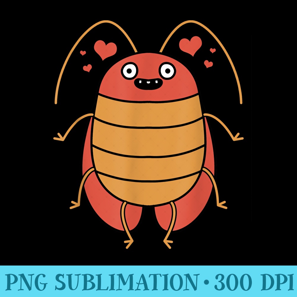 Kawaii Cute Cockroach - PNG Download Clipart | Inspire Uplift