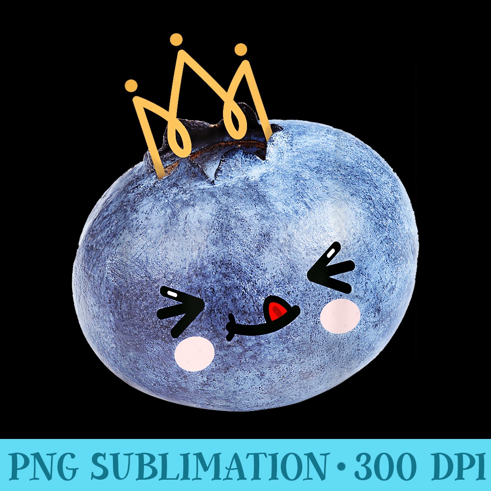 Cute Japanese Blueberry Princess Anime Kawaii Style Food - D | Inspire ...