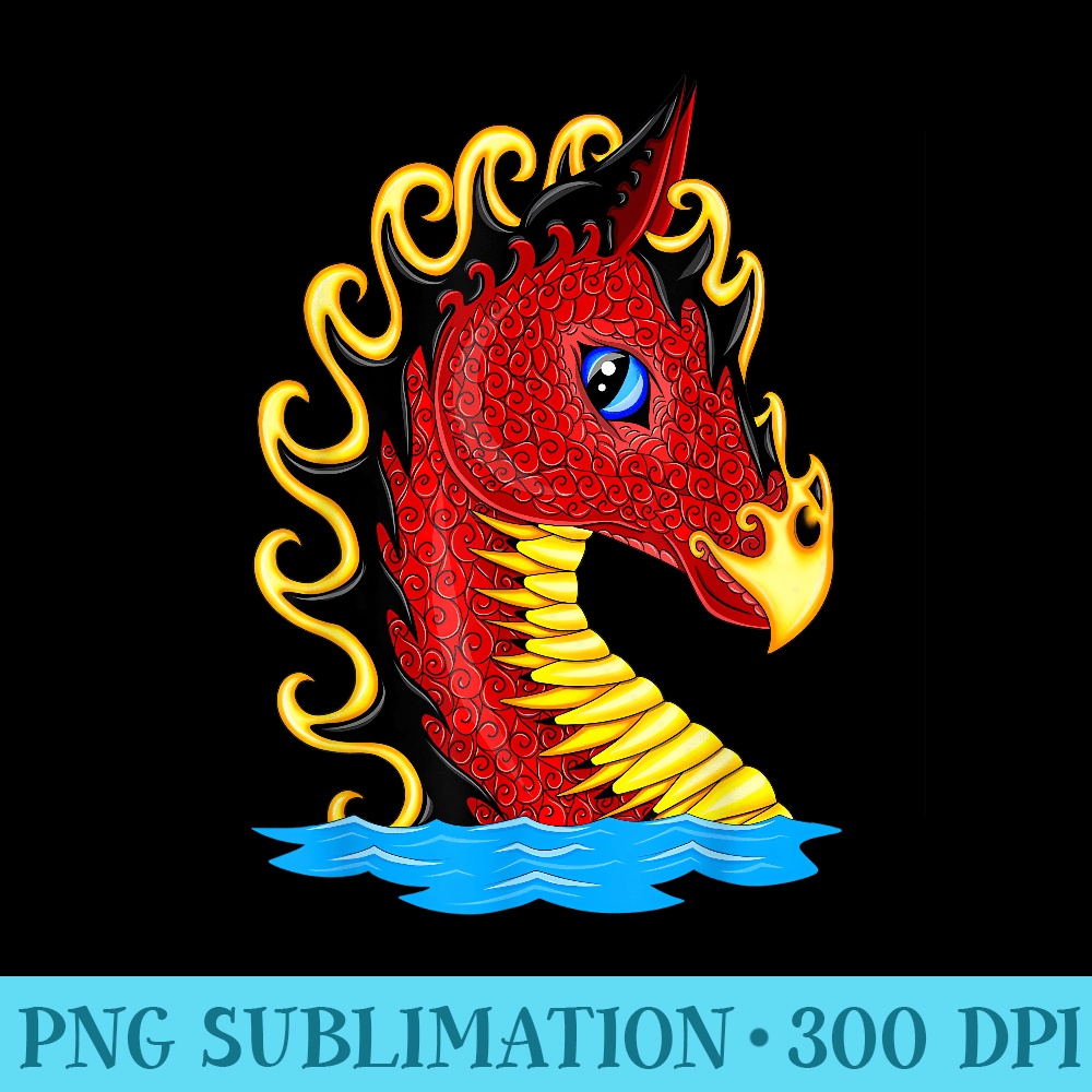 Red Water Dragon - PNG Download Library | Inspire Uplift