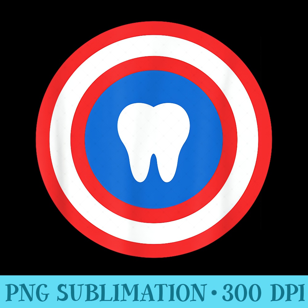 Captain Tooth Funny Dentistry Dentist - High Resolution PNG | Inspire ...