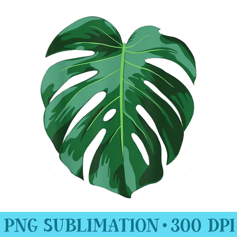 Funny Monstera Leaf Indoor Plant Lover Men - PNG Picture Dow | Inspire ...