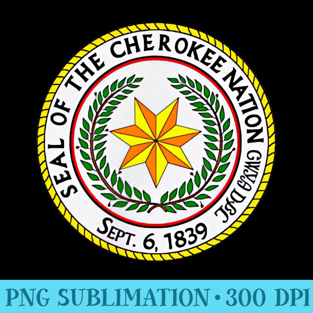 Double Sided Seal of the Cherokee Nation Native American - T | Inspire ...