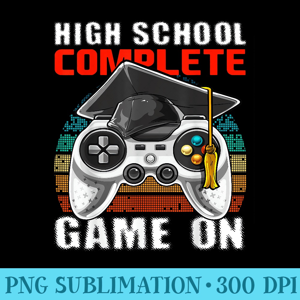 High School Complete Video Game Senior Graduation - Free Tra | Inspire ...