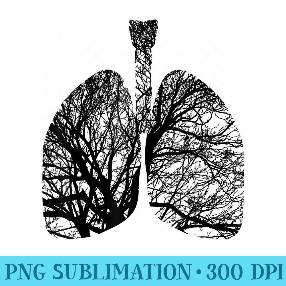 Lungs Tree Branches Life Breathe Graphic Body - PNG Download | Inspire ...