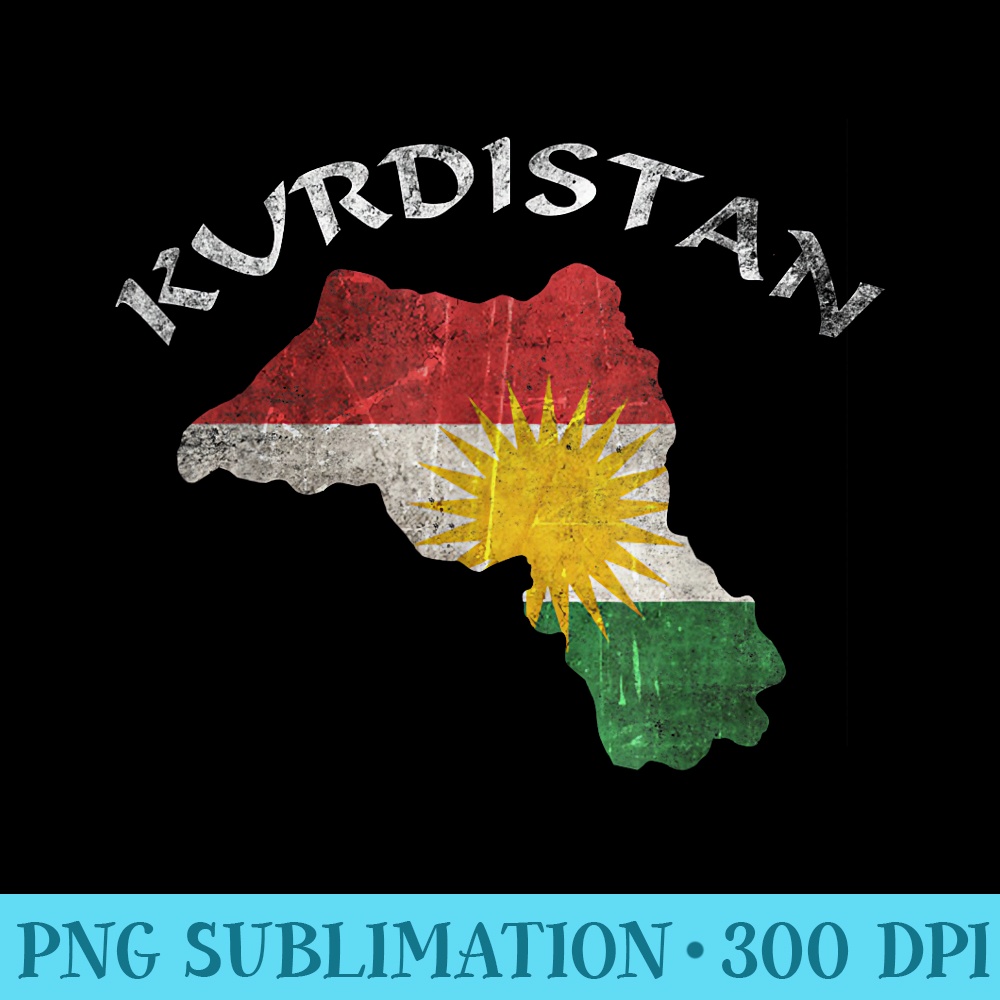 Kurdistan - Sublimation printables PNG download | Inspire Uplift