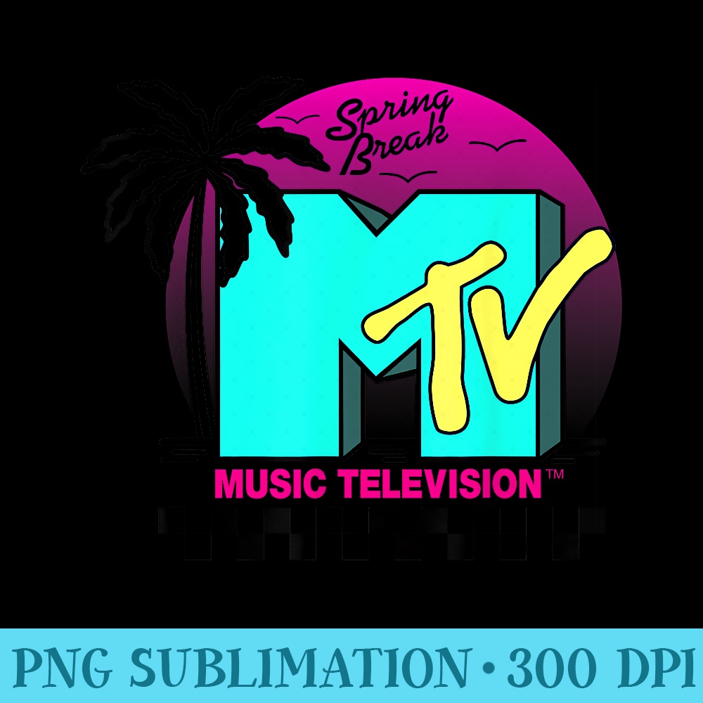 MTV Beach Spring Break - High Resolution PNG Designs - Inspire Uplift