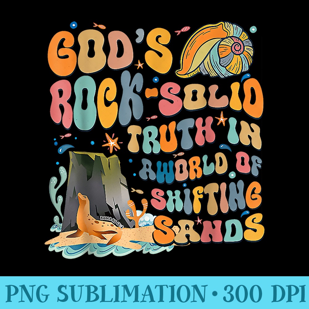 Gods Rock Solid Breaker Rock Beach VBS 2024 Christian - PNG | Inspire ...