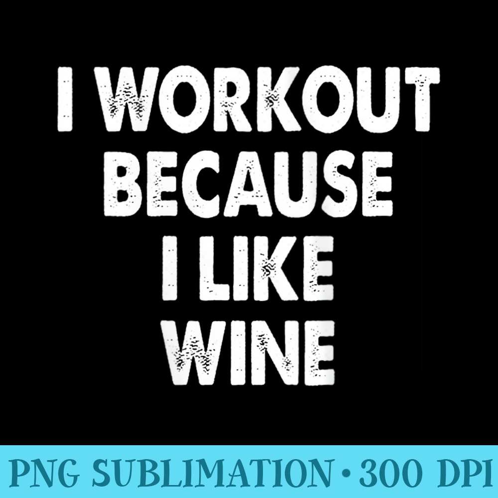 Womens I Workout Like Wine Motivation Gym Cardio Lift Weight | Inspire ...