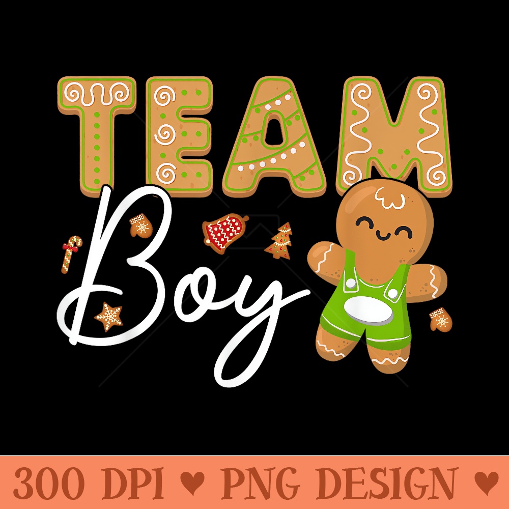 Gingerbread Christmas Team Girl Gender Reveal Baby Shower - | Inspire ...