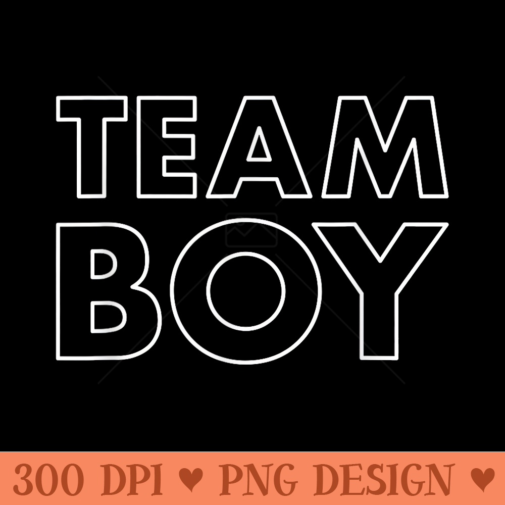Baby Blue Team Tshirt Gender Reveal - PNG image download | Inspire Uplift