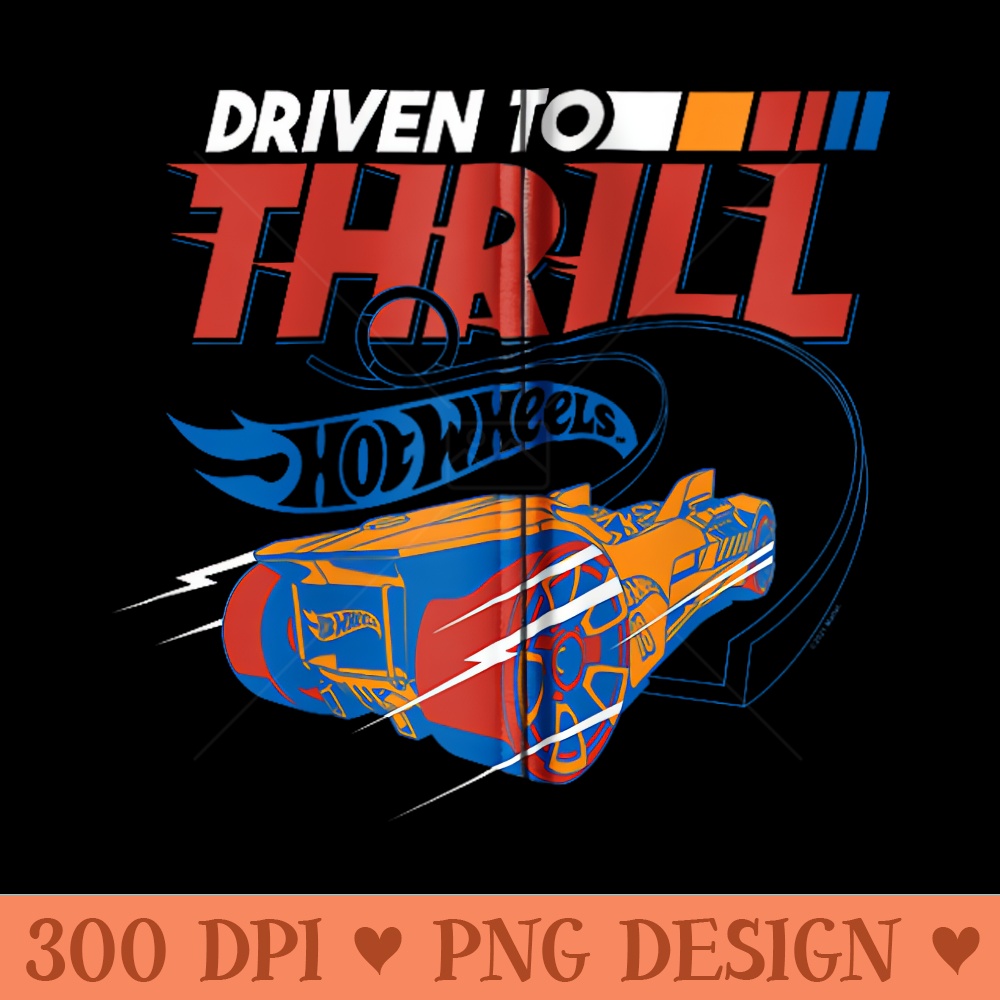 Hot Wheels Driven To Thrill - PNG download with transparent | Inspire ...