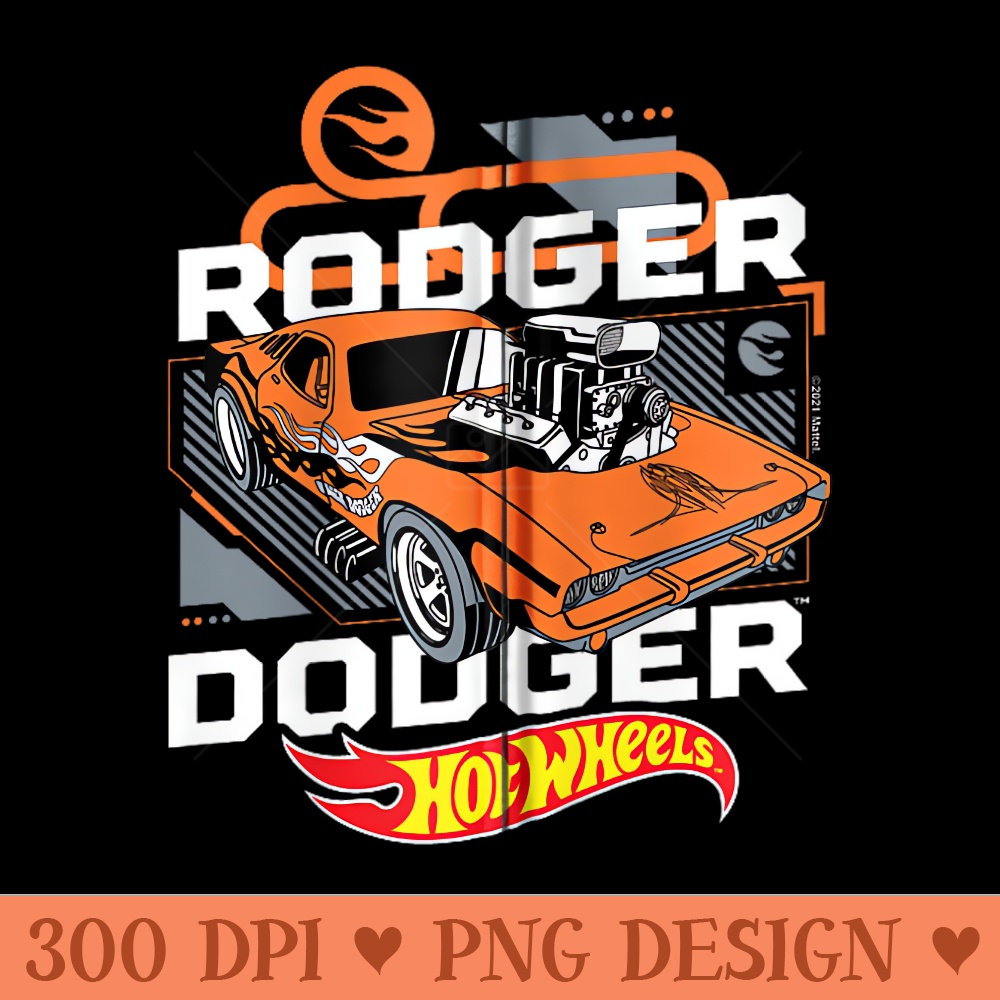 Hot Wheels Rodger Dodger - High Quality PNG Clipart | Inspire Uplift