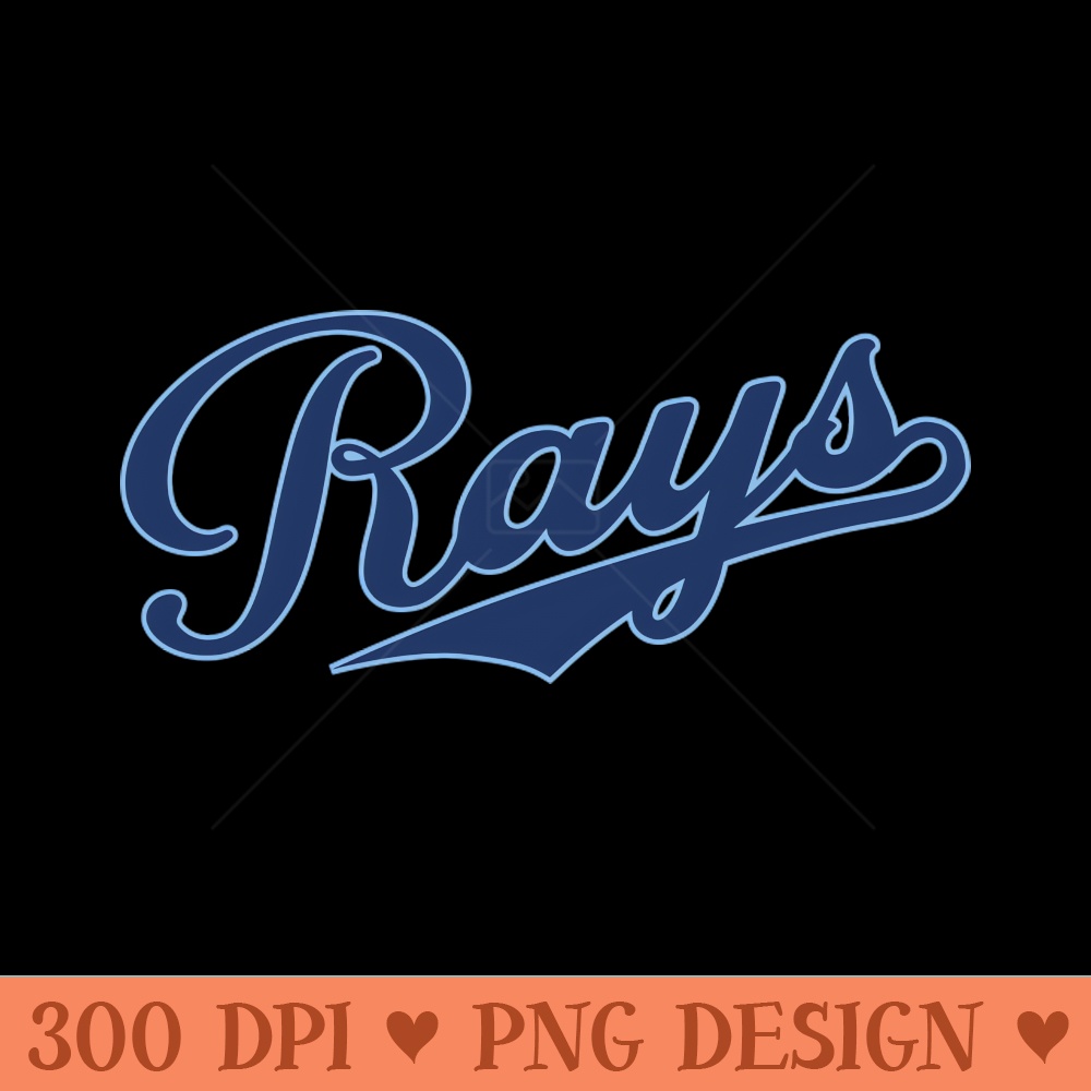 Tampa Bay Rays Script by Buck Originals - PNG download | Inspire Uplift