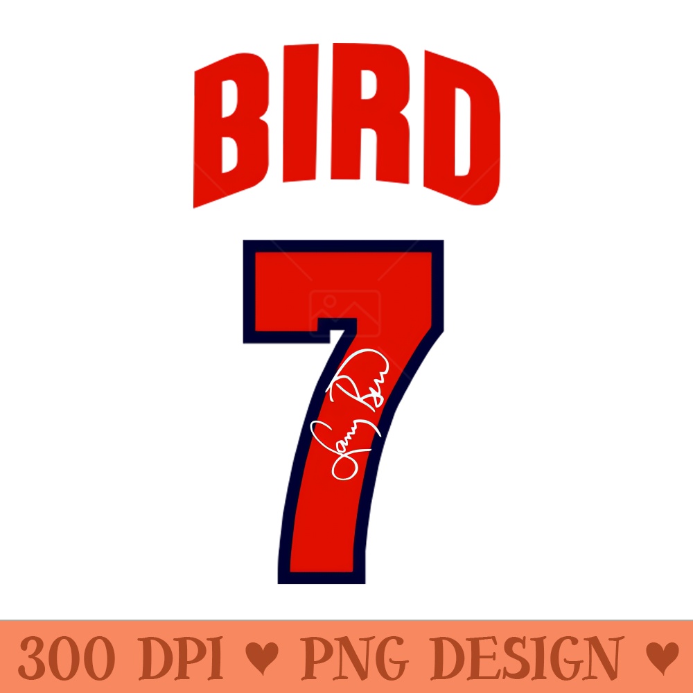USA DREAM TEAM 92 Bird signed - PNG image download | Inspire Uplift