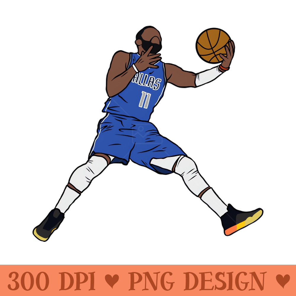Kyrie Irving Dallas Layup - Design PNG template - Inspire Uplift
