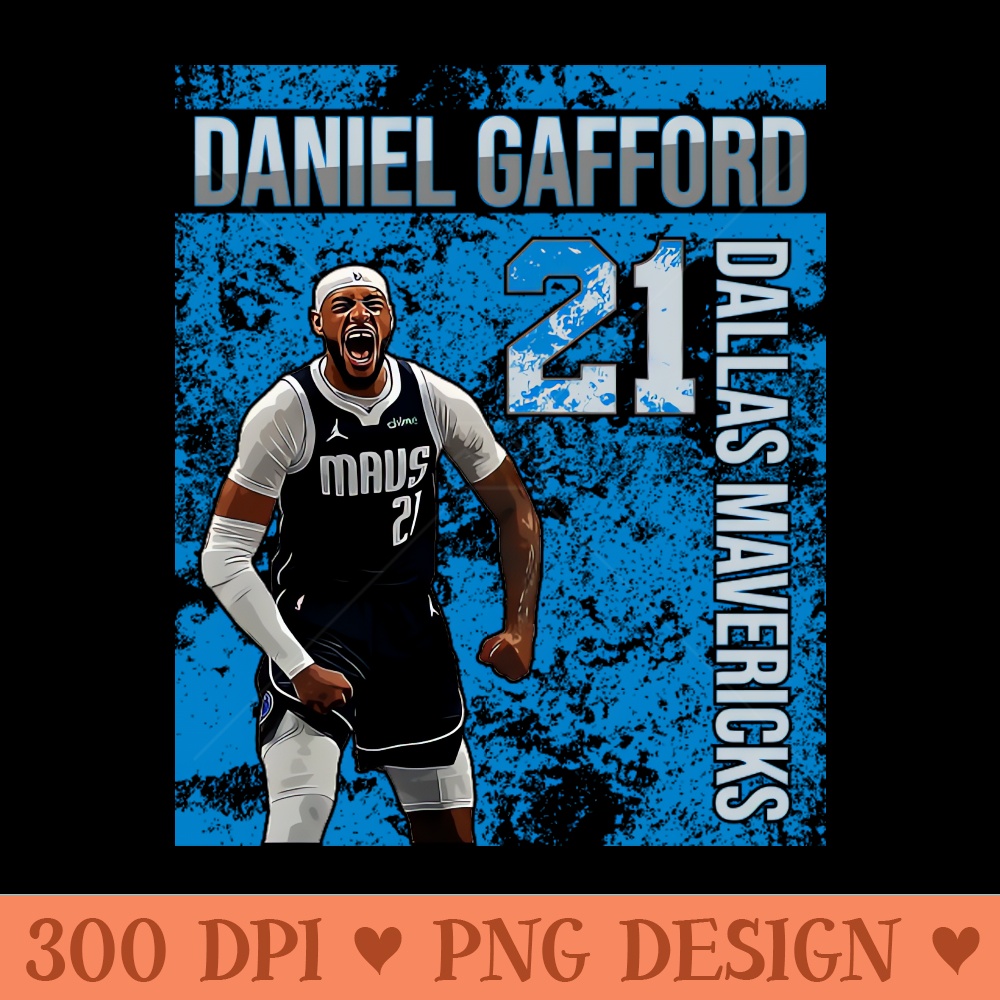 Daniel gafford dallas maver - Modern PNG designs | Inspire Uplift