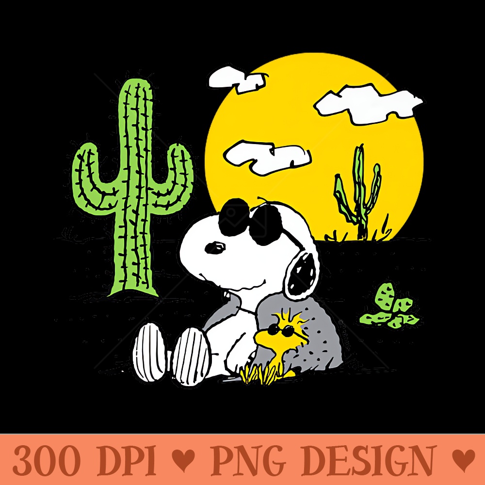 Peanuts Summer Snoopy Woodstock Desert Premium - PNG downloa | Inspire ...