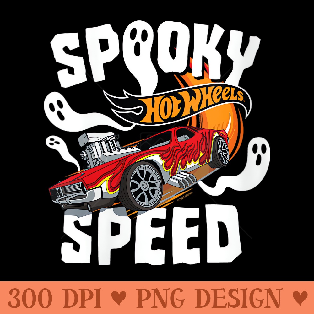 Hot Wheels Spooky Speed - Printable PNG Graphics | Inspire Uplift