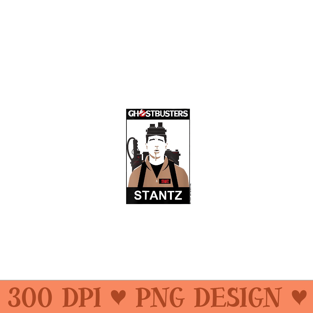 Ghostbusters Stantz Name Portrait - Ready To Print PNG Desig | Inspire ...