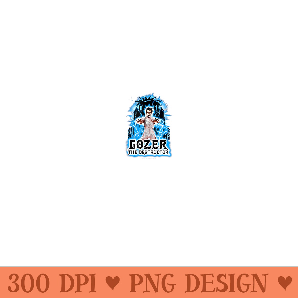 Ghostbusters Gozer the Destructor - Exclusive PNG designs | Inspire Uplift