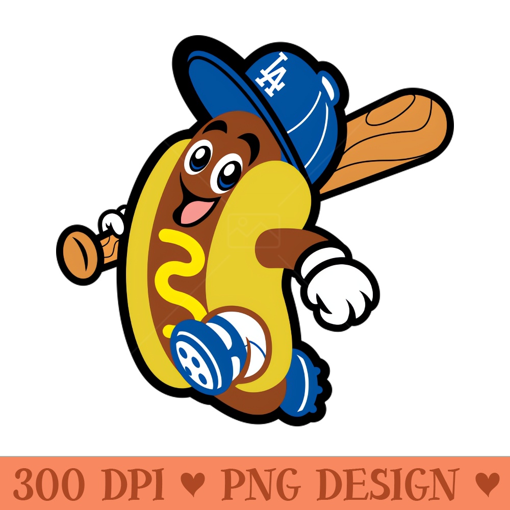 Dodger Dog Slugger - Exclusive PNG designs | Inspire Uplift