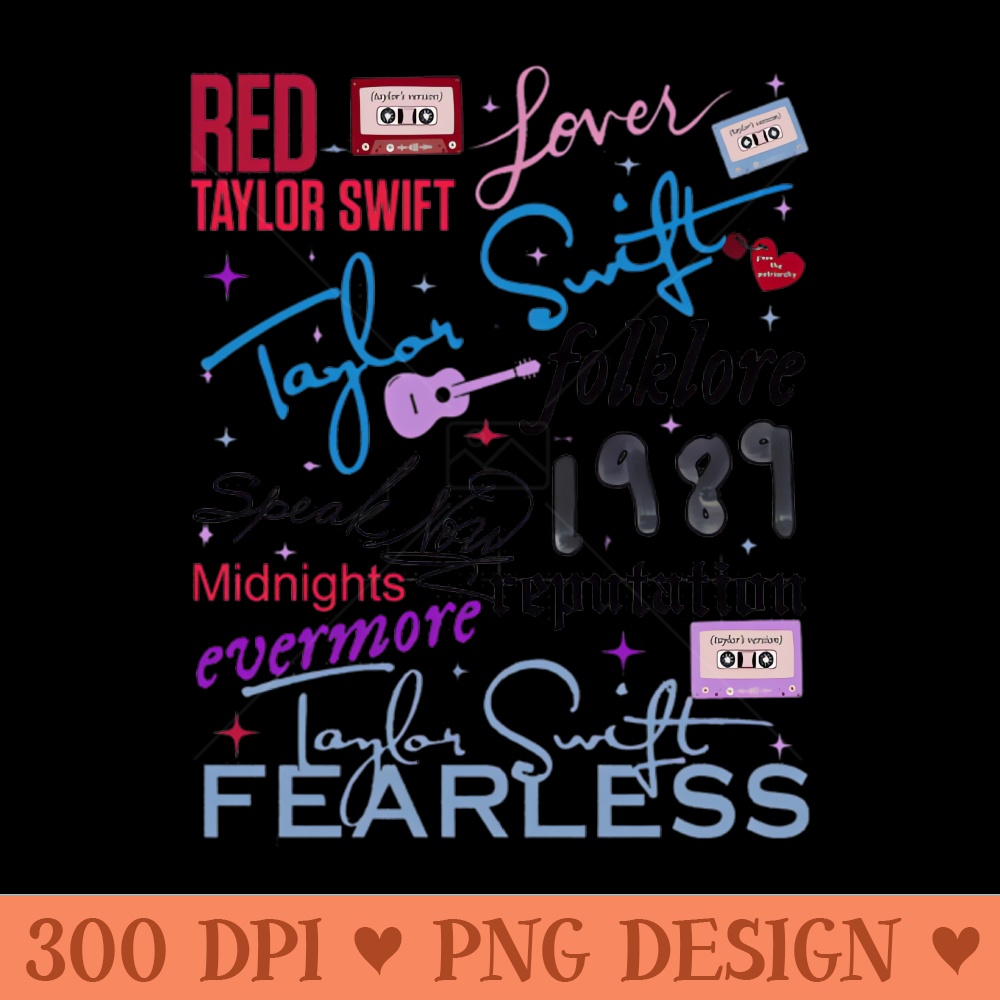 Taylor Swift Eras - PNG Clipart | Inspire Uplift