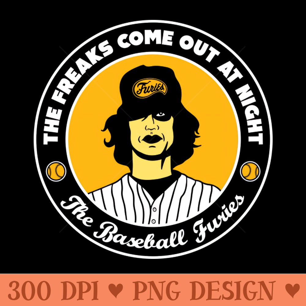 Baseball Furies The Warriors - Design PNG template | Inspire Uplift