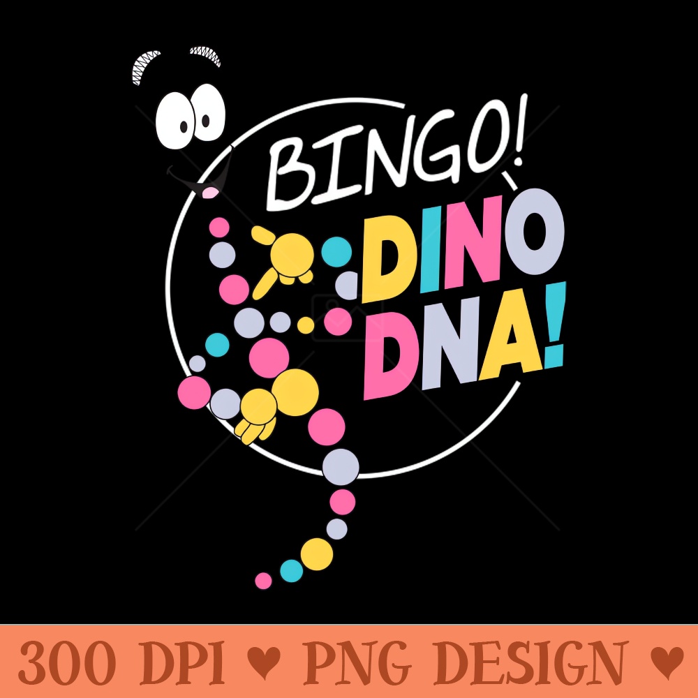 BINGO DINO DNA - PNG Templates | Inspire Uplift