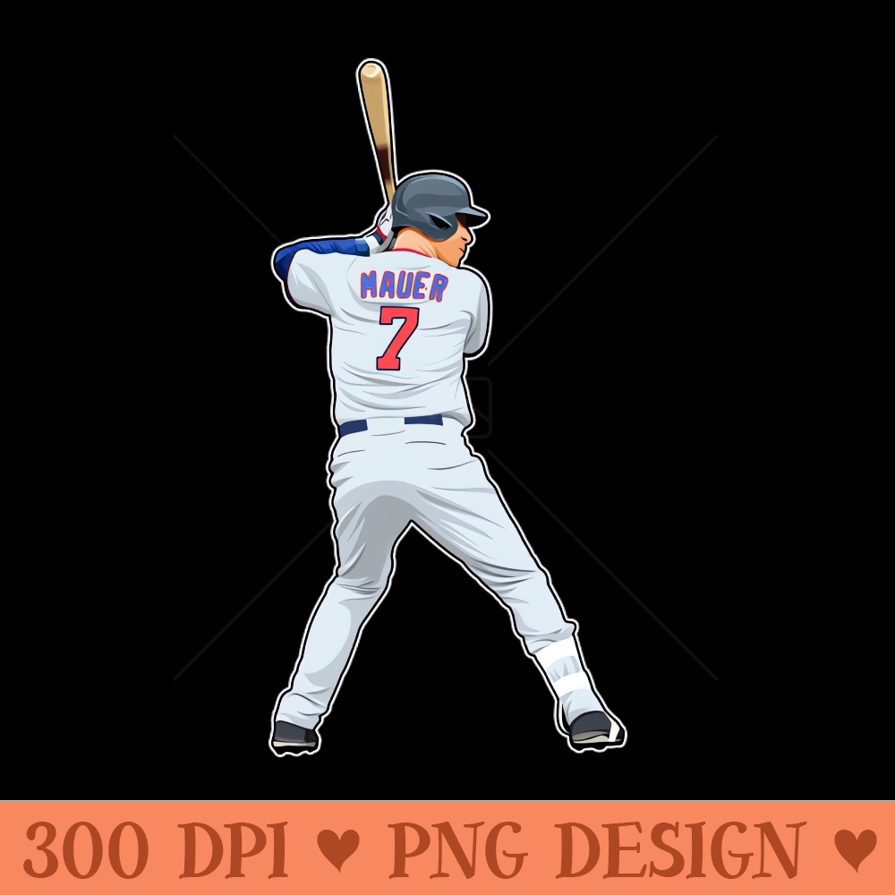 Joe Mauer 7 Bat Ready - Sublimation backgrounds PNG | Inspire Uplift