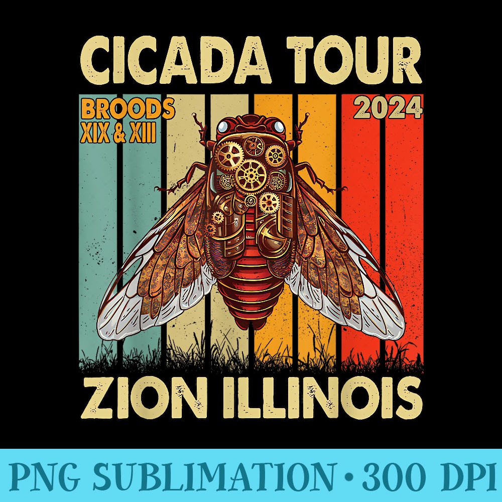 Cicada Invasion Zion Illinois Cicada Tour - PNG design downl | Inspire ...
