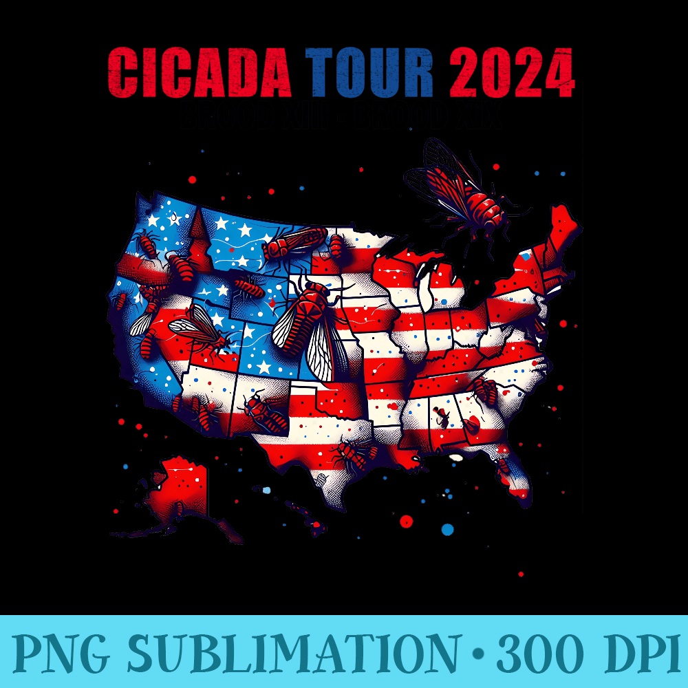 Cicada Tour 2024 Cicada American Map Cicadas invasion 2024 - | Inspire ...