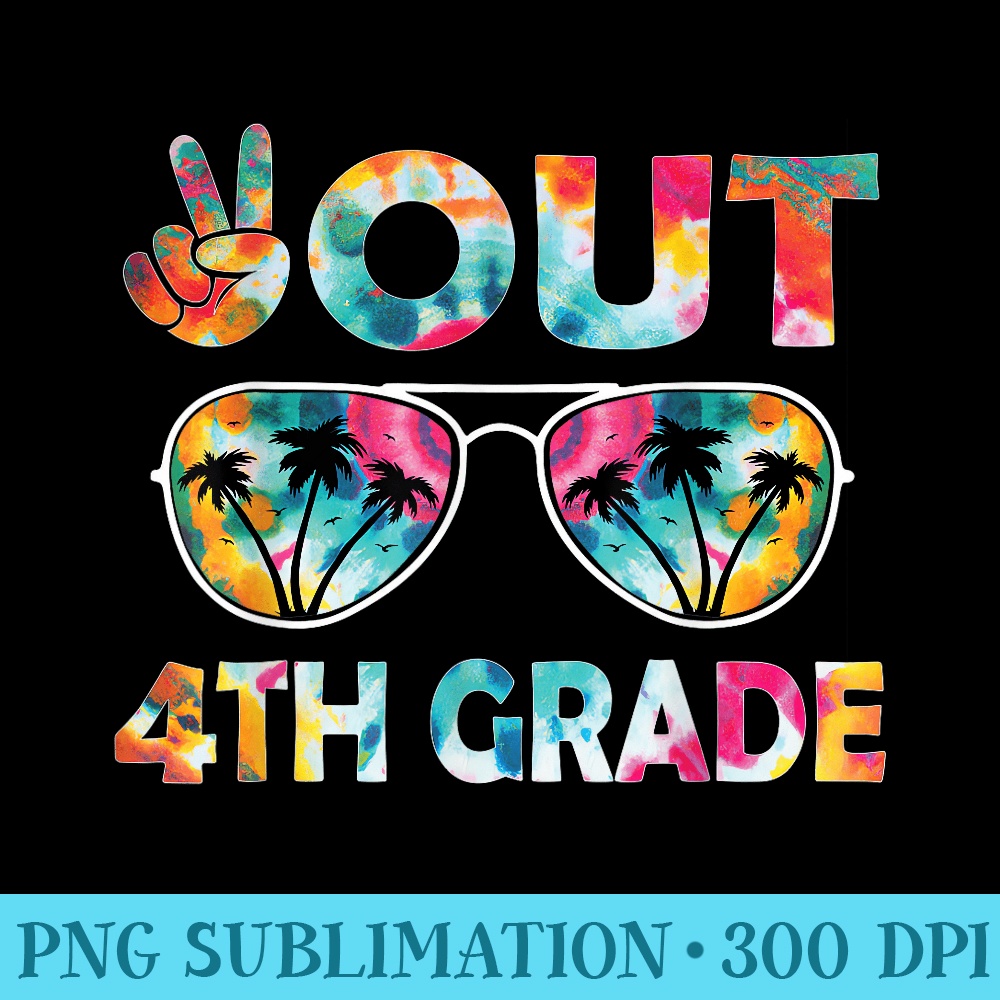 Peace Out Fourth 4th Grade Class of 2023 Goodbye 4th Grade - | Inspire ...