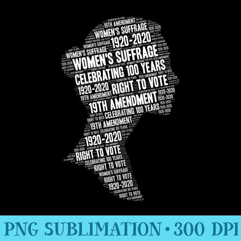 Womens Suffrage Celebrating 100 Years Right to Vote Word Art | Inspire ...