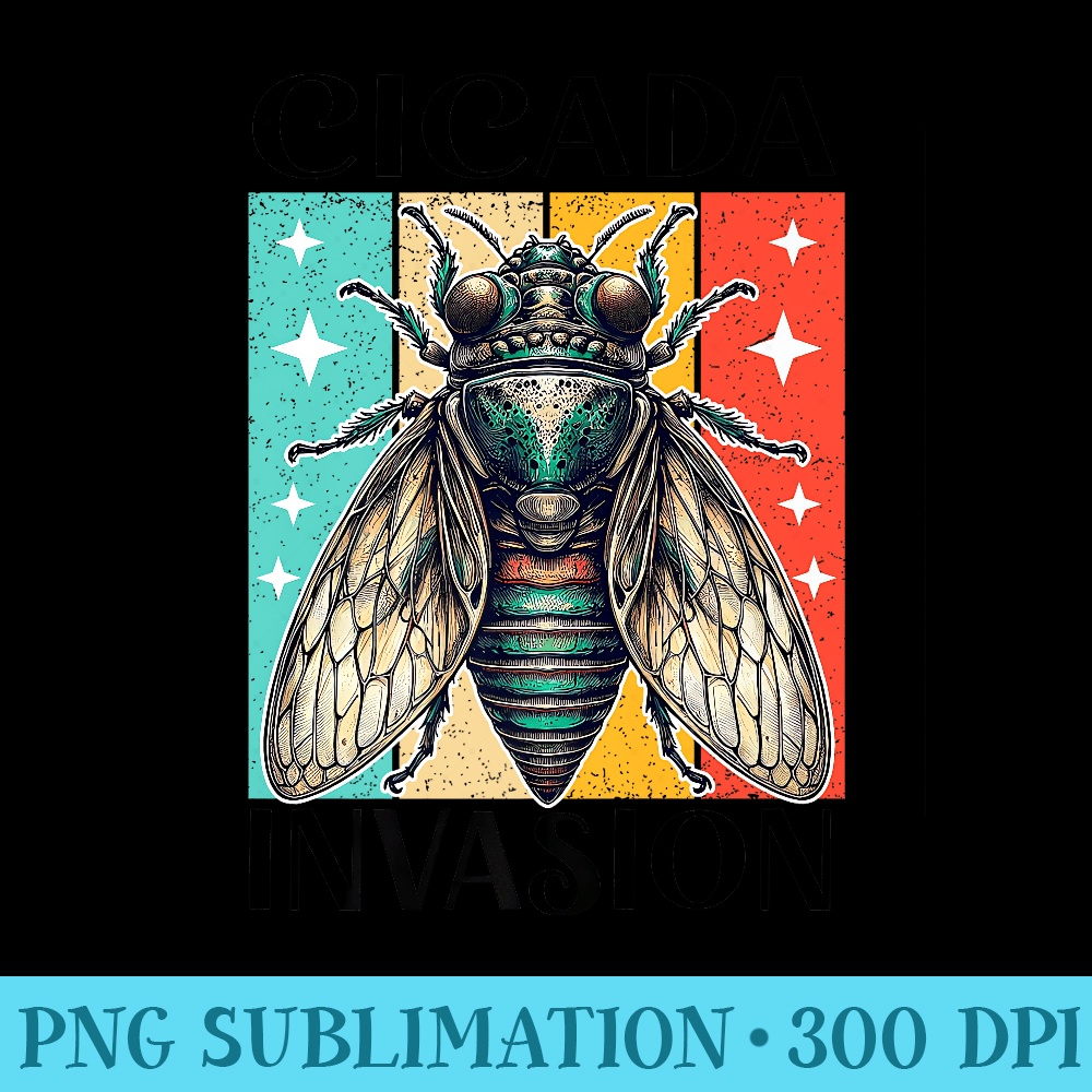 Funny Cicadas Invasion 2024 Brood Bug Lover Entomologist Pre | Inspire ...