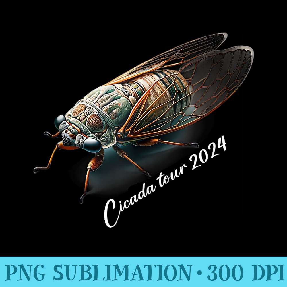 Funny Cicada for Women Cicada Tour 2024 Invasion - PNG Downl | Inspire ...