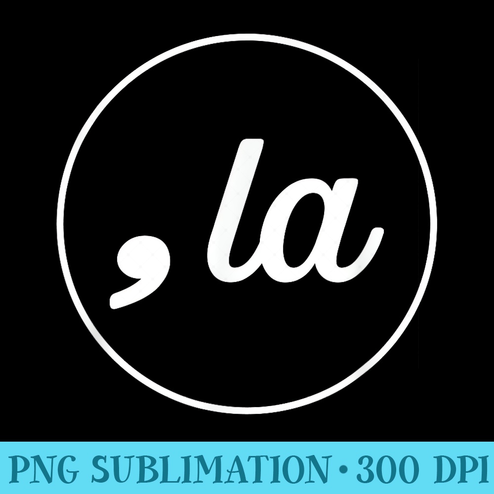 comma la - PNG Templates | Inspire Uplift