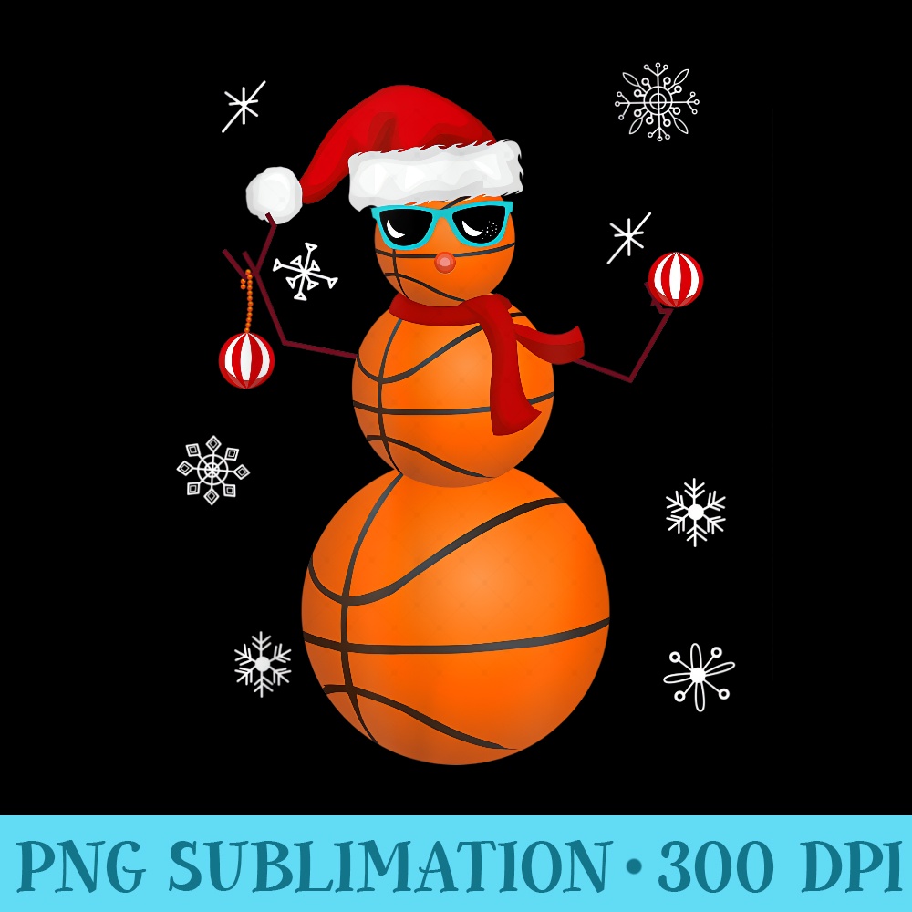 Basketball Snowman Santa Claus Christmas Hat Funny Baller - | Inspire ...